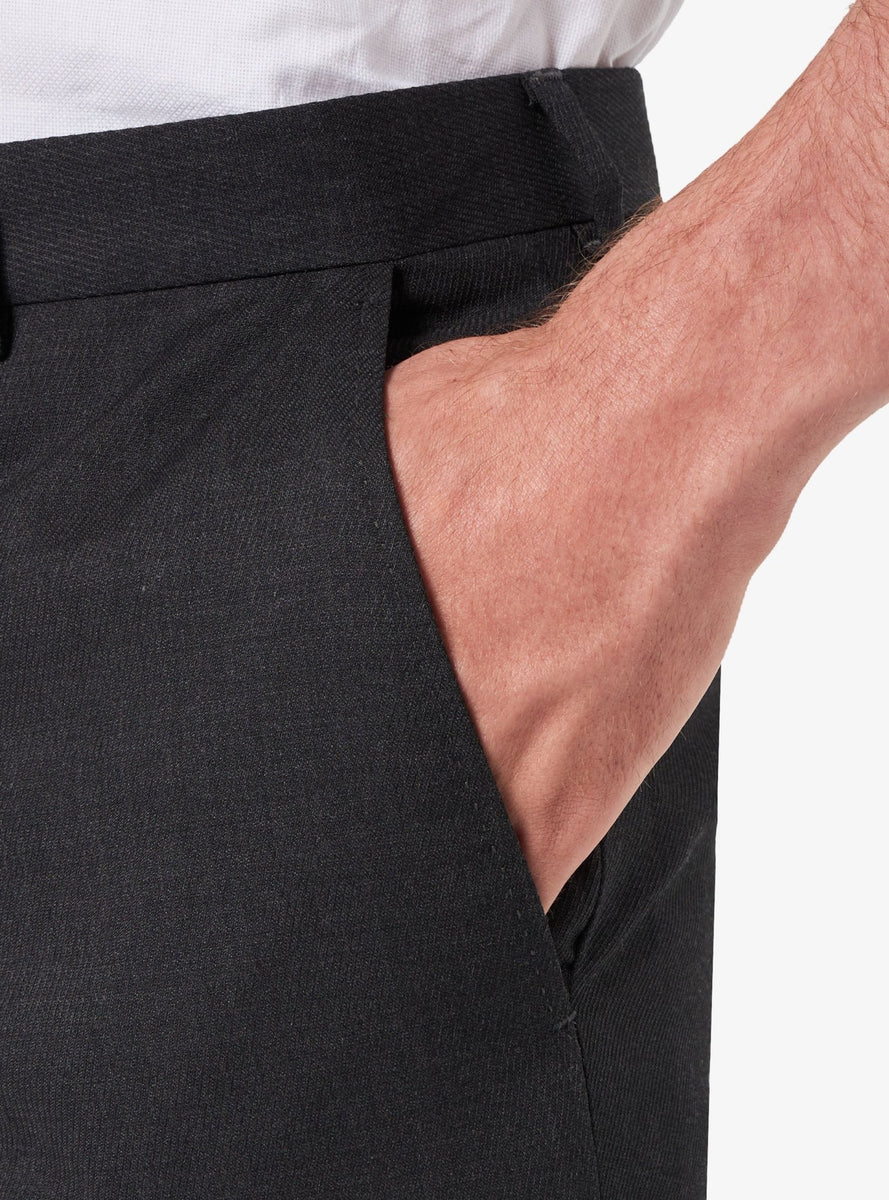 Pantalone classico tasca america in misto lana - James – Fusaro Antonio ...